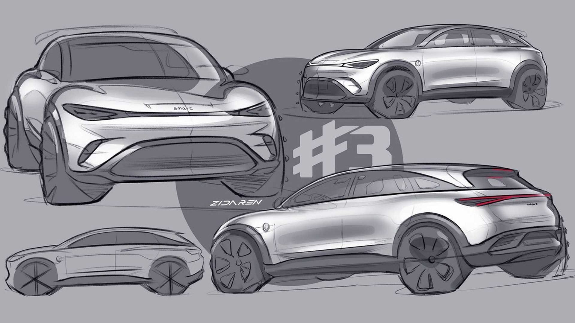 smart svela i disegni della nuova SUV coupé - Autoblog