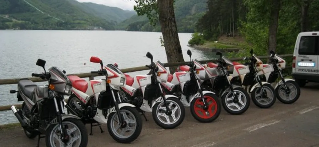 Foto del giorno: raduno delle Gilera RV 125 e 200